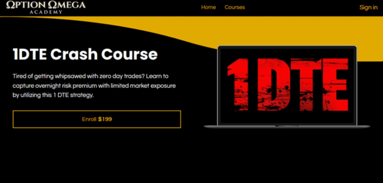 Option Omega Academy – 1DTE Crash Course - Foxtradeland